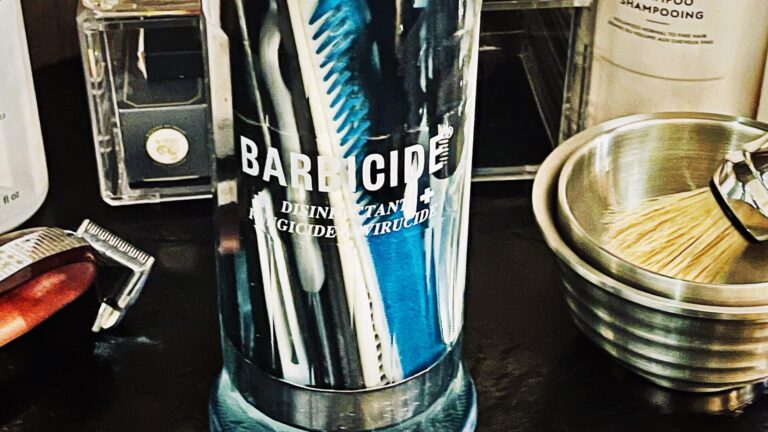 How to disinfect your hairdressing & babering tools? | HAIR SALON NAVY